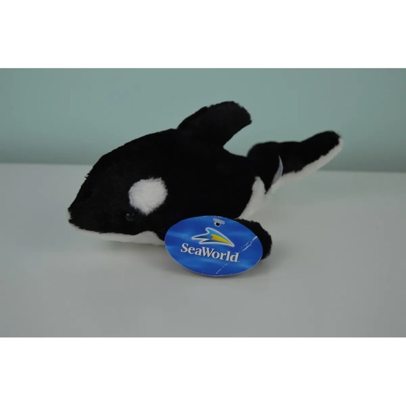 Sea World | Toys | Sea World Shamu Killer Whale Orca Plush Stuffed ...